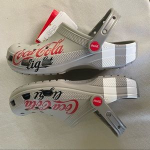 CROCS | Shoes | Crocs X Coca Cola Light Classic Clogs Coke Light Grey ...